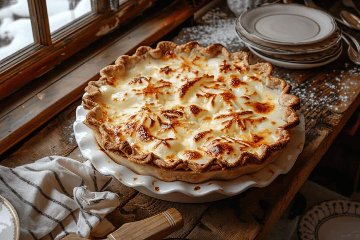 Recette hivernale : tourte crémeuse au reblochon pour réchauffer vos ...