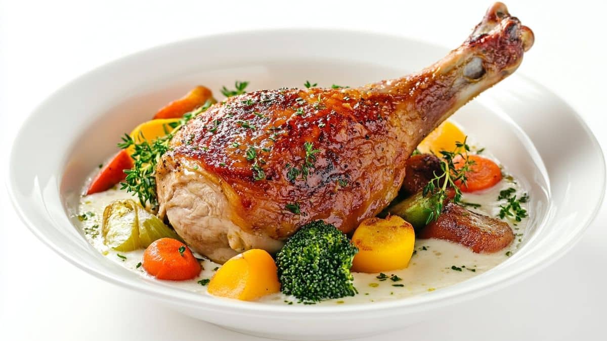 Recette cuisse de dinde moelleuse en cocotte facile et savoureuse